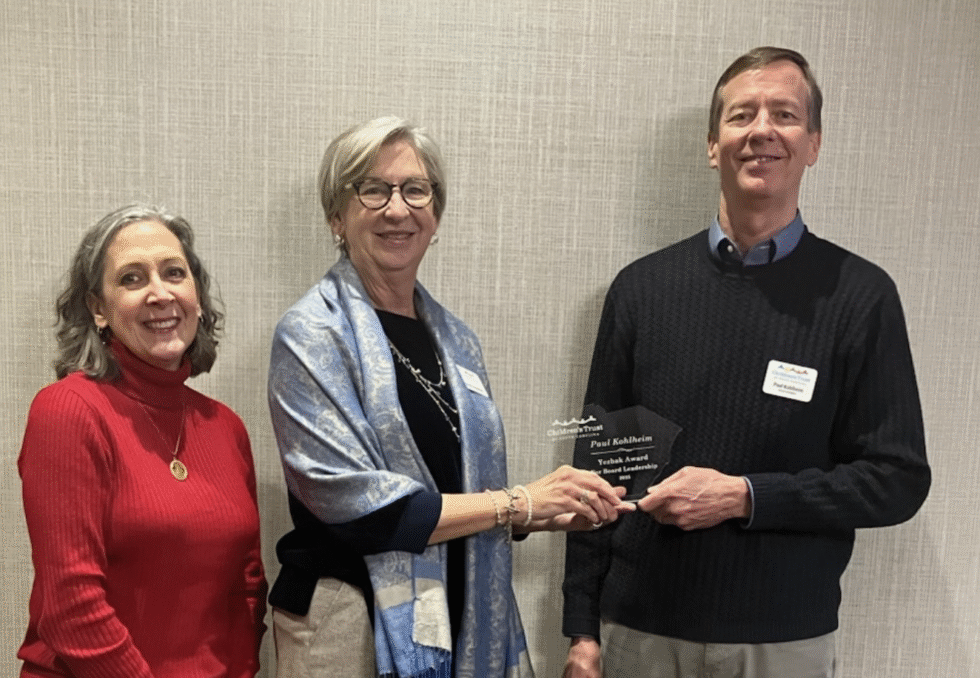 Paul Kohleim Receives Yezbak Award - Children's Trust of South Carolina